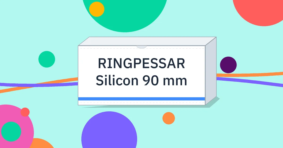Symbolbild: Packung mit der Aufschrift RINGPESSAR Silicon 90 mm (PZN 07702461) – Verfügbarkeit und Bezug in Apotheken in Frankfurt am Main