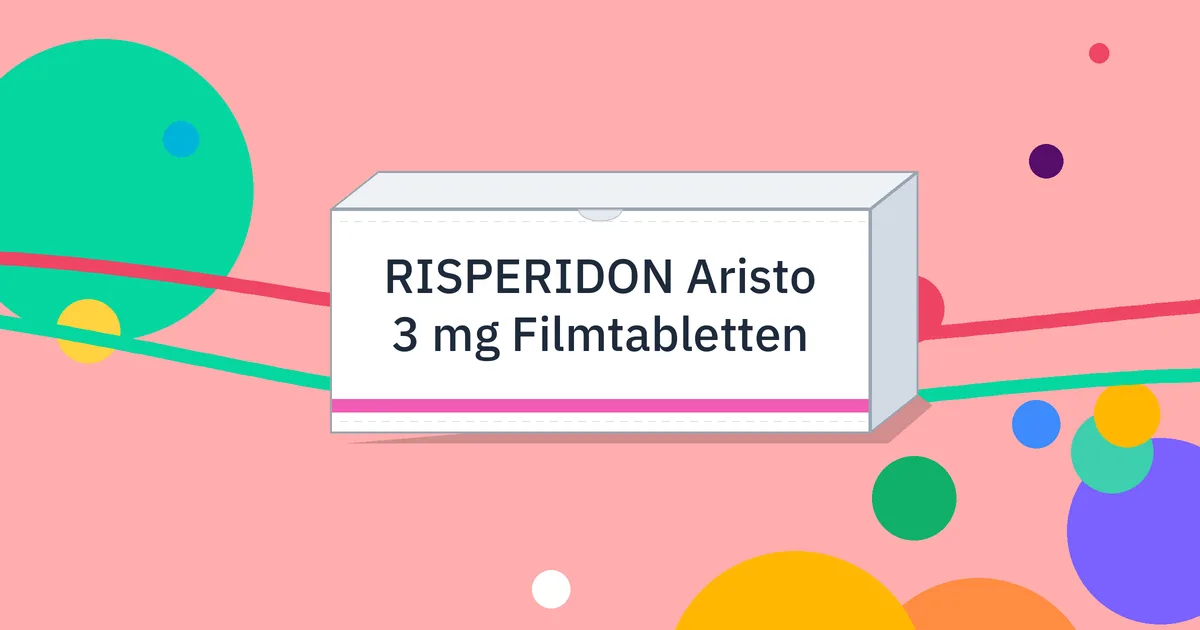 Symbolbild: Packung mit der Aufschrift RISPERIDON Aristo 3 mg Filmtabletten (PZN 11259037) – Verfügbarkeit und Bezug in Apotheken in Frankfurt am Main