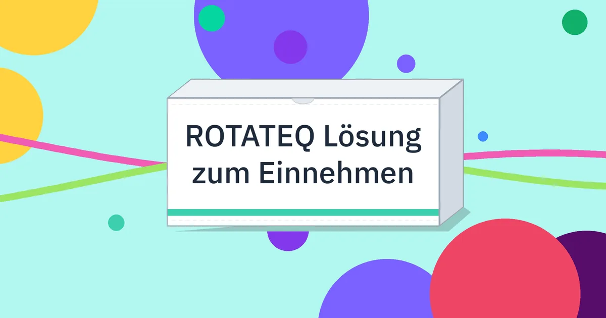 Symbolbild: Packung mit der Aufschrift ROTATEQ Lösung zum Einnehmen (PZN 19269957) – Verfügbarkeit und Bezug in Apotheken in Frankfurt am Main