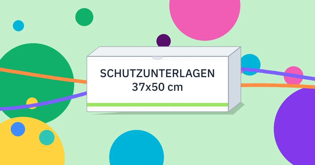Symbolbild: Packung mit der Aufschrift SCHUTZUNTERLAGEN 37x50 cm (PZN 18397794) – Verfügbarkeit und Bezug in Apotheken in Frankfurt am Main