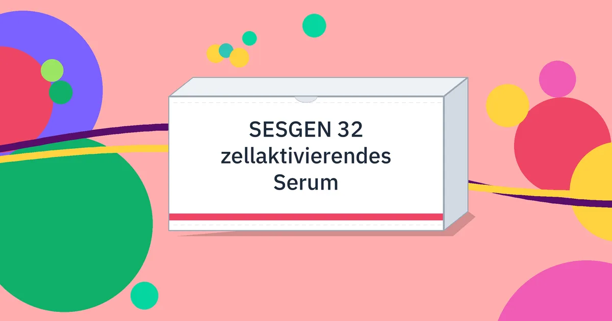 Symbolbild: Packung mit der Aufschrift SESGEN 32 zellaktivierendes Serum (PZN 18018532) – Verfügbarkeit und Bezug in Apotheken in Frankfurt am Main