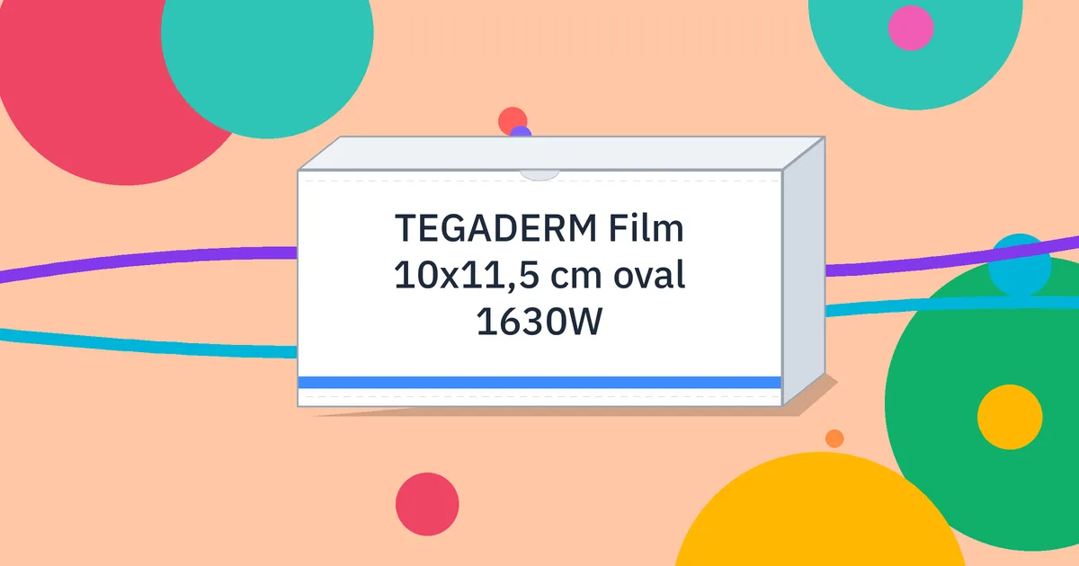 Symbolbild: Packung mit der Aufschrift TEGADERM Film 10x11,5 cm oval 1630W (PZN 12730850) – Verfügbarkeit und Bezug in Apotheken in Frankfurt am Main
