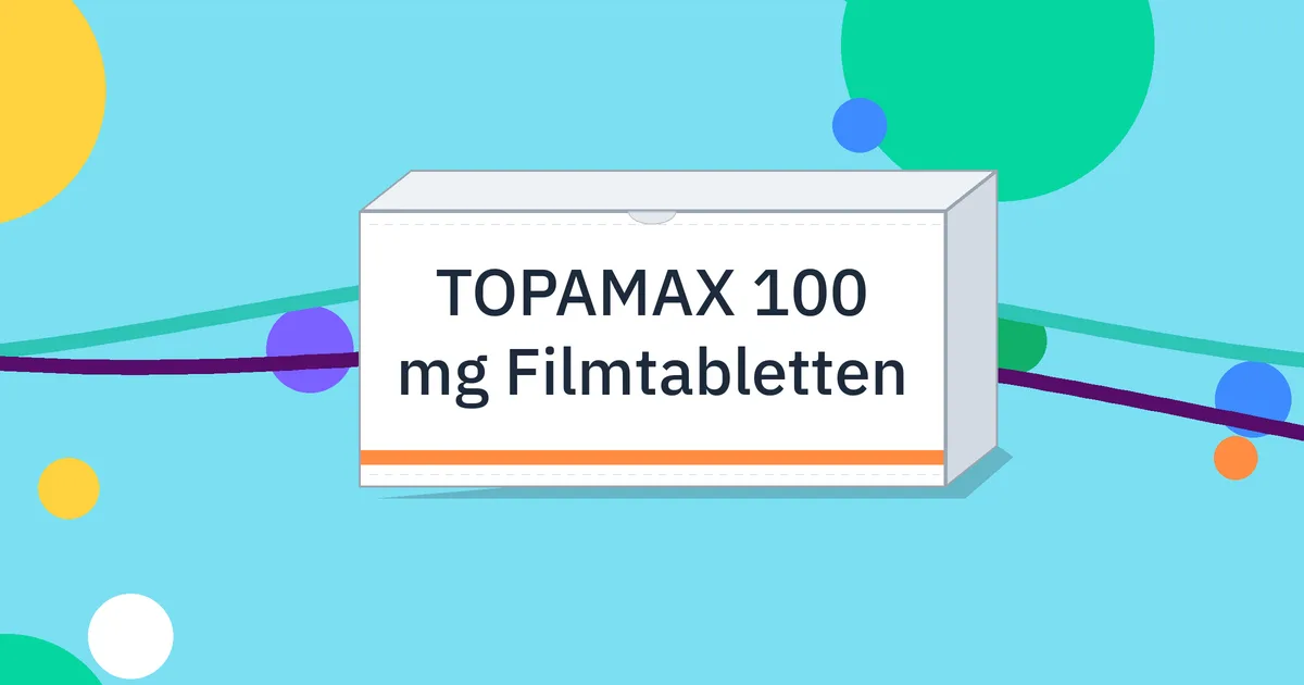 Symbolbild: Packung mit der Aufschrift TOPAMAX 100 mg Filmtabletten (PZN 00026703) – Verfügbarkeit und Bezug in Apotheken in Frankfurt am Main