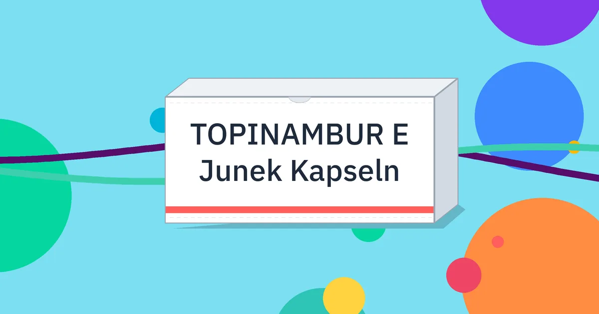 Symbolbild: Packung mit der Aufschrift TOPINAMBUR E Junek Kapseln (PZN 02584838) – Verfügbarkeit und Bezug in Apotheken in Frankfurt am Main