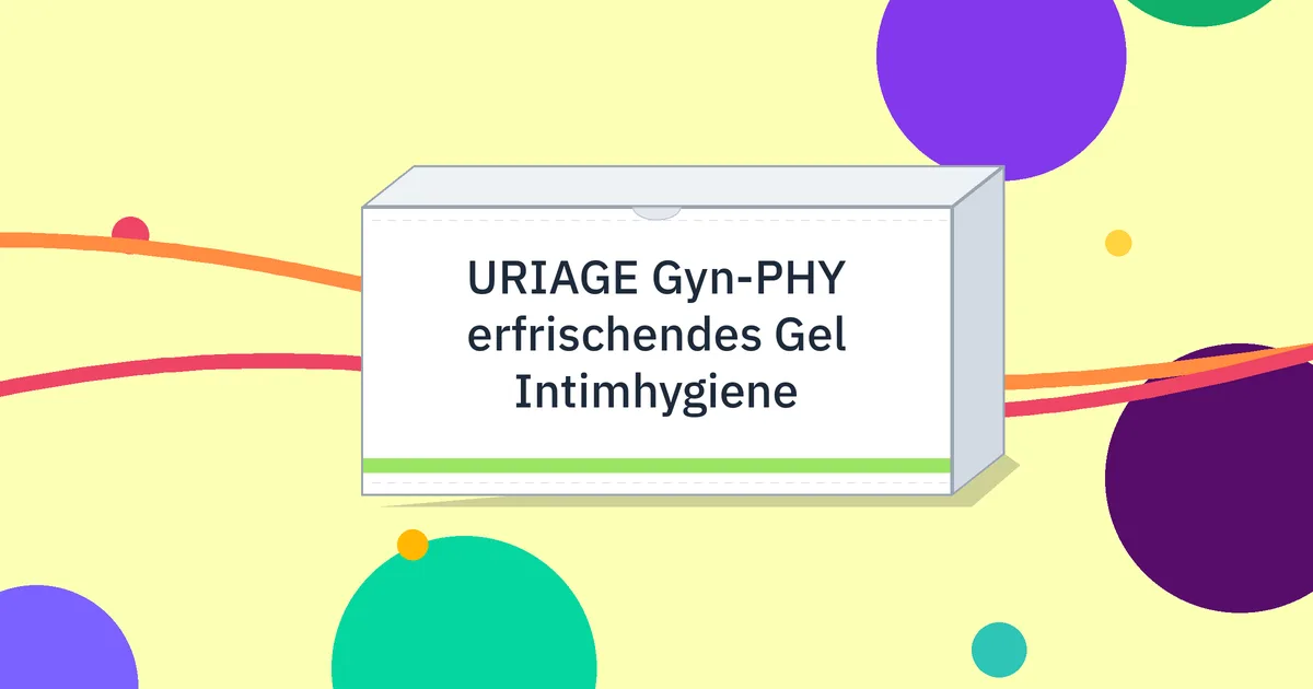 Symbolbild: Packung mit der Aufschrift URIAGE Gyn-PHY erfrischendes Gel Intimhygiene (PZN 17182985) – Verfügbarkeit und Bezug in Apotheken in Frankfurt am Main
