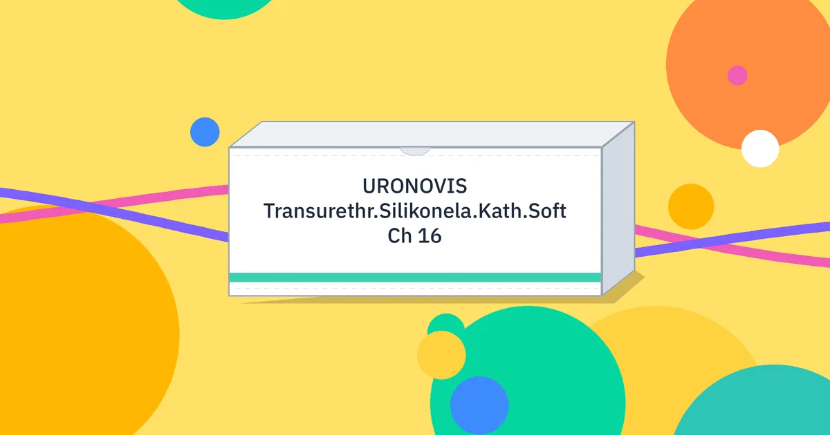 Symbolbild: Packung mit der Aufschrift URONOVIS Transurethr.Silikonela.Kath.Soft Ch 16 (PZN 02350862) – Verfügbarkeit und Bezug in Apotheken in Frankfurt am Main