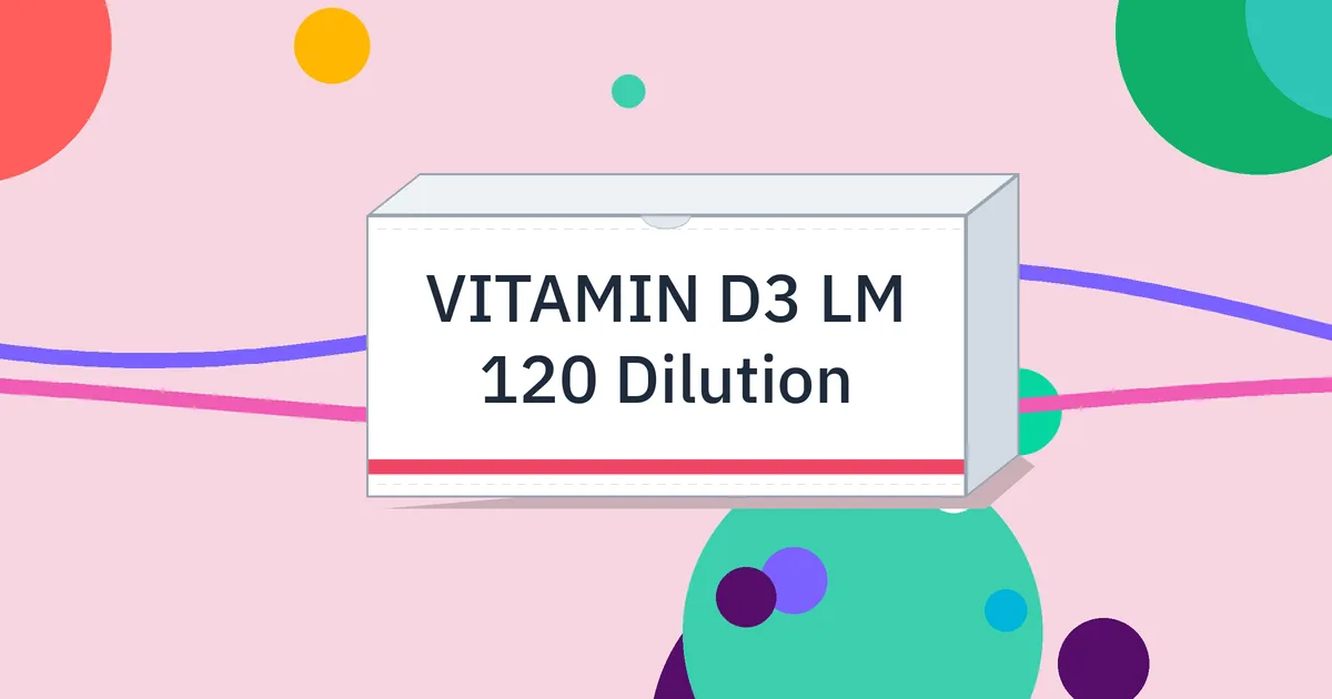 Symbolbild: Packung mit der Aufschrift VITAMIN D3 LM 120 Dilution (PZN 13279386) – Verfügbarkeit und Bezug in Apotheken in Frankfurt am Main