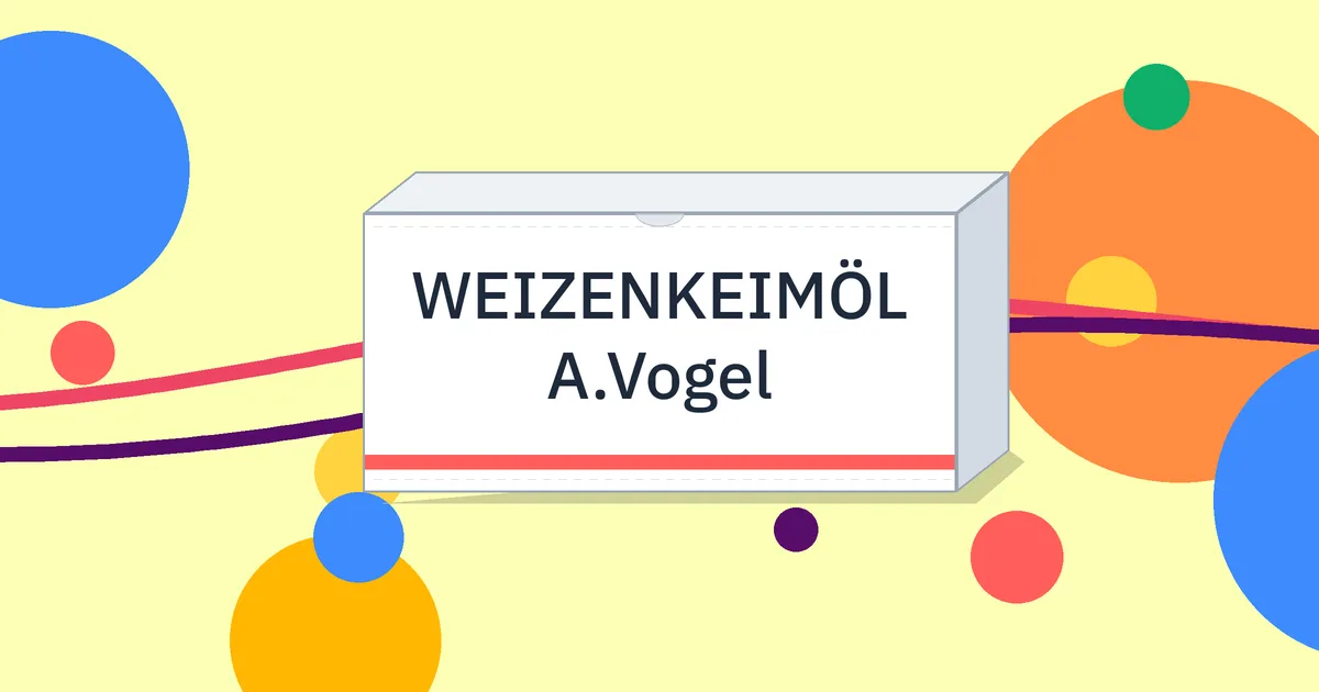 Symbolbild: Packung mit der Aufschrift WEIZENKEIMÖL A.Vogel (PZN 03763572) – Verfügbarkeit und Bezug in Apotheken in Frankfurt am Main