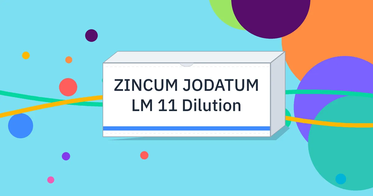 Symbolbild: Packung mit der Aufschrift ZINCUM JODATUM LM 11 Dilution (PZN 13294055) – Verfügbarkeit und Bezug in Apotheken in Frankfurt am Main