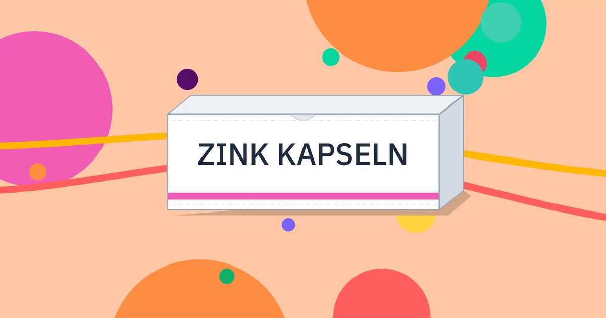Symbolbild: Packung mit der Aufschrift ZINK KAPSELN (PZN 07537789) – Verfügbarkeit und Bezug in Apotheken in Frankfurt am Main