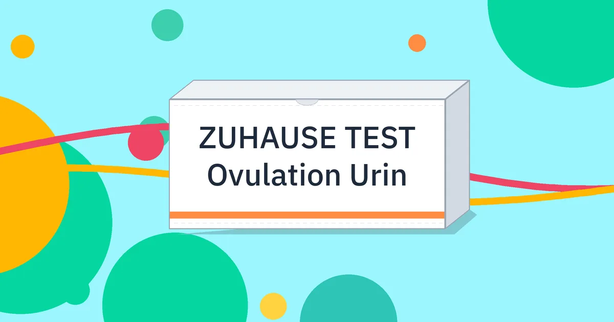 Symbolbild: Packung mit der Aufschrift ZUHAUSE TEST Ovulation Urin (PZN 18202572) – Verfügbarkeit und Bezug in Apotheken in Frankfurt am Main