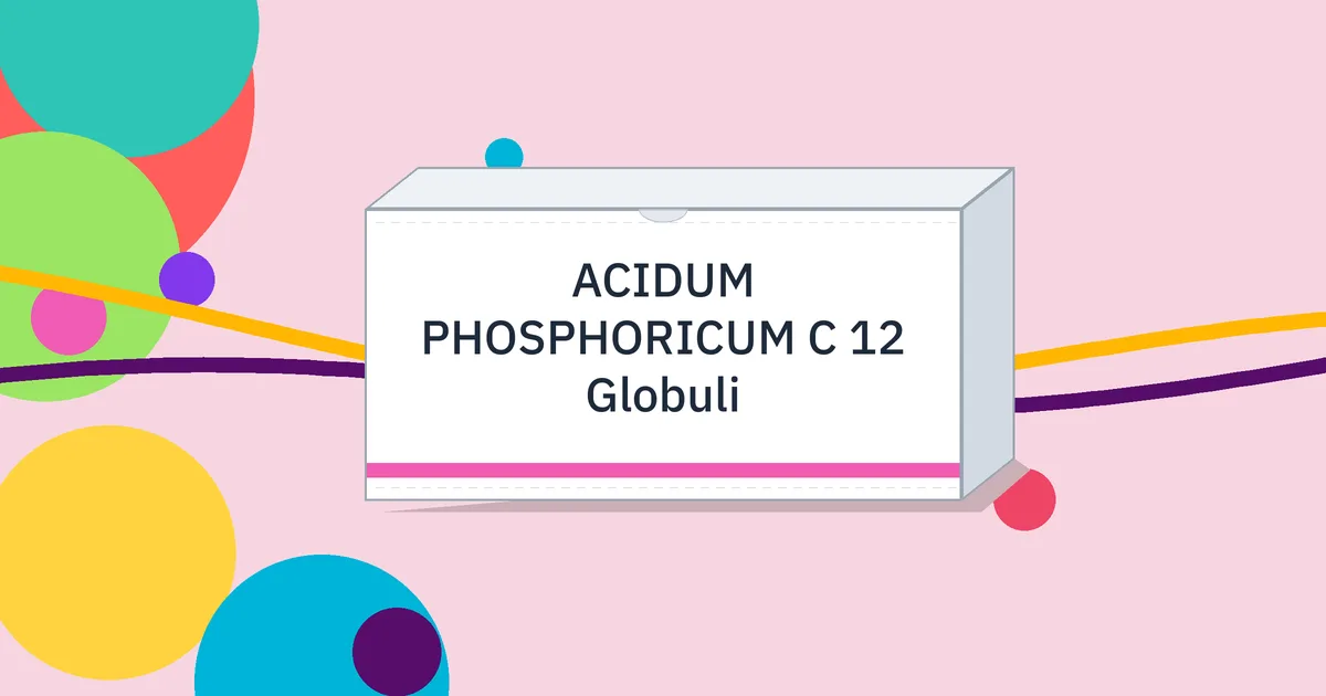 Symbolbild: Packung mit der Aufschrift ACIDUM PHOSPHORICUM C 12 Globuli (PZN 16668987) – Verfügbarkeit und Bezug in Apotheken in Frankfurt am Main