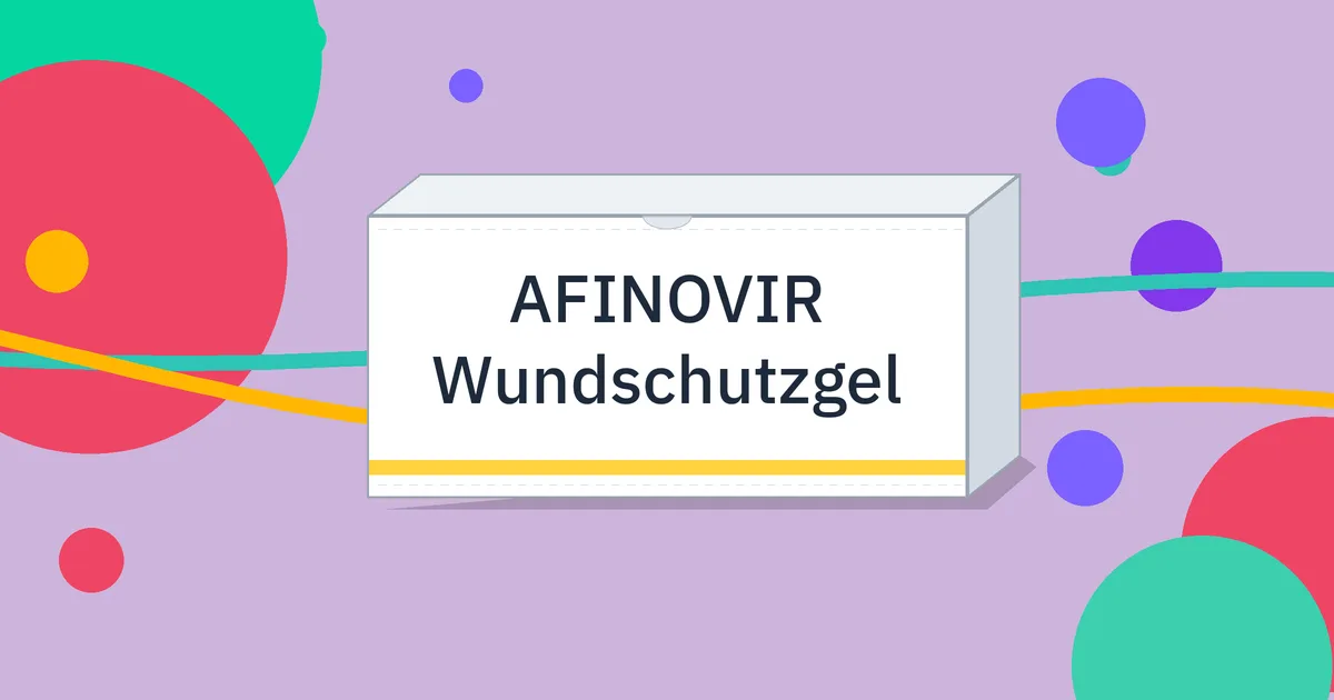 Symbolbild: Packung mit der Aufschrift AFINOVIR Wundschutzgel (PZN 18019017) – Verfügbarkeit und Bezug in Apotheken in Frankfurt am Main