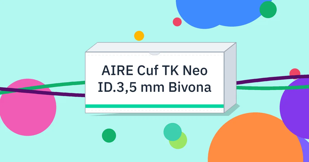 Symbolbild: Packung mit der Aufschrift AIRE Cuf TK Neo ID.3,5 mm Bivona (PZN 02257743) – Verfügbarkeit und Bezug in Apotheken in Frankfurt am Main