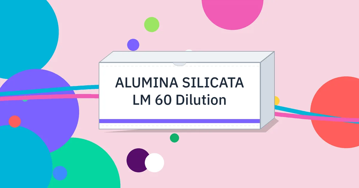 Symbolbild: Packung mit der Aufschrift ALUMINA SILICATA LM 60 Dilution (PZN 12759150) – Verfügbarkeit und Bezug in Apotheken in Frankfurt am Main