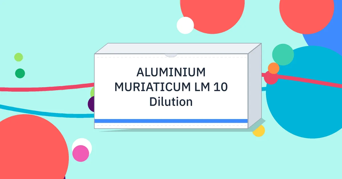 Symbolbild: Packung mit der Aufschrift ALUMINIUM MURIATICUM LM 10 Dilution (PZN 13316667) – Verfügbarkeit und Bezug in Apotheken in Frankfurt am Main