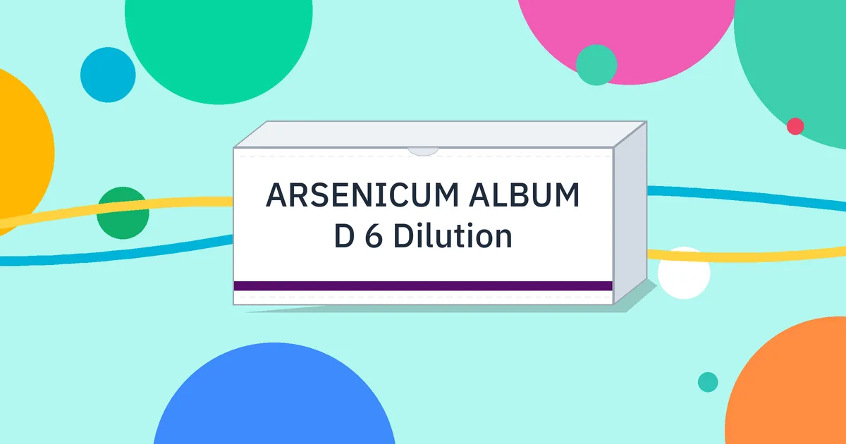 Symbolbild: Packung mit der Aufschrift ARSENICUM ALBUM D 6 Dilution (PZN 01758561) – Verfügbarkeit und Bezug in Apotheken in Frankfurt am Main