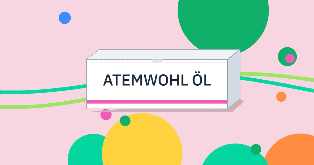 Symbolbild: Packung mit der Aufschrift ATEMWOHL ÖL (PZN 04655347) – Verfügbarkeit und Bezug in Apotheken in Frankfurt am Main