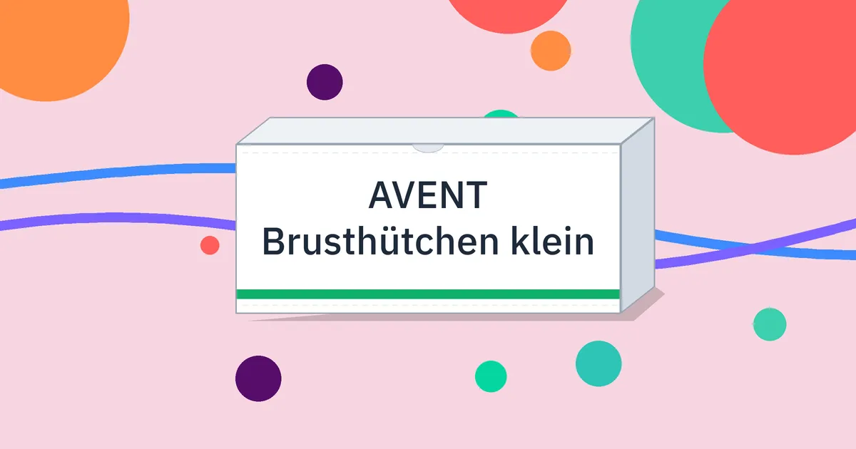 Symbolbild: Packung mit der Aufschrift AVENT Brusthütchen klein (PZN 03740140) – Verfügbarkeit und Bezug in Apotheken in Frankfurt am Main