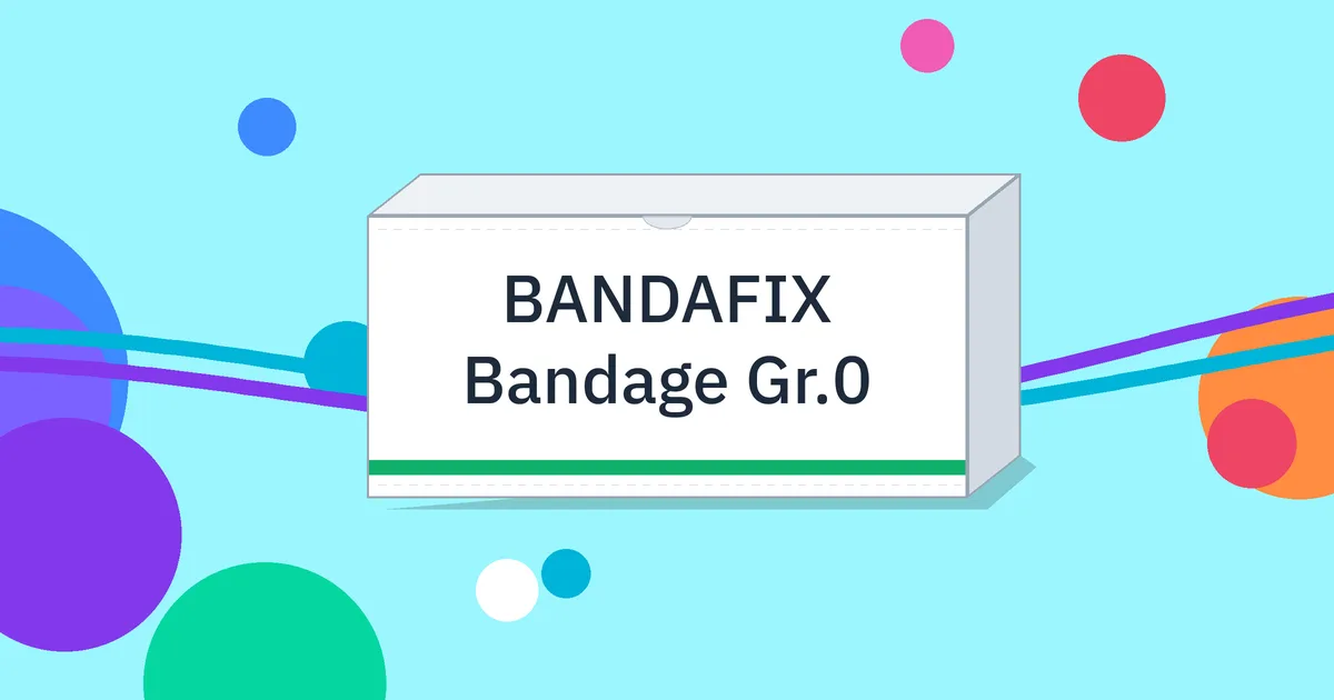 Symbolbild: Packung mit der Aufschrift BANDAFIX Bandage Gr.0 (PZN 03685955) – Verfügbarkeit und Bezug in Apotheken in Frankfurt am Main
