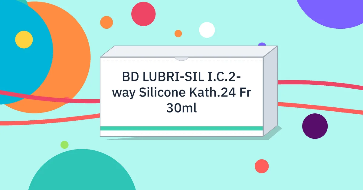 Symbolbild: Packung mit der Aufschrift BD LUBRI-SIL I.C.2-way Silicone Kath.24 Fr 30ml (PZN 20594668) – Verfügbarkeit und Bezug in Apotheken in Frankfurt am Main
