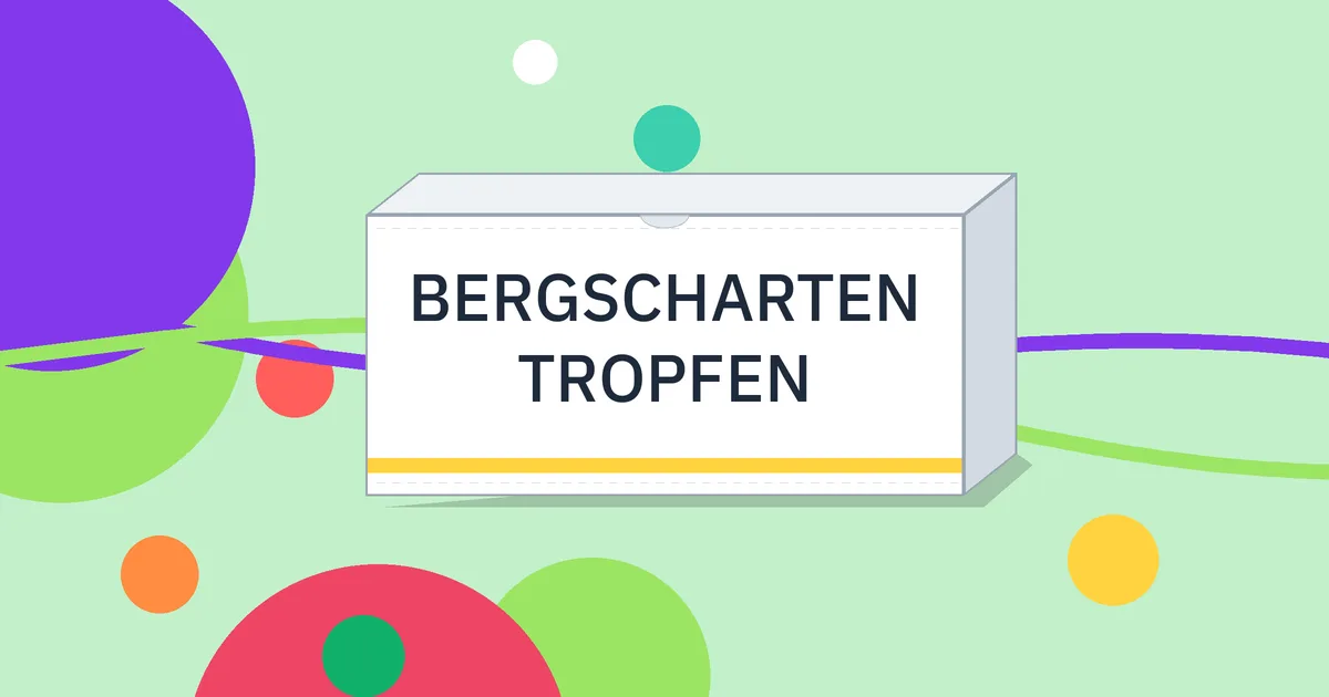 Symbolbild: Packung mit der Aufschrift BERGSCHARTEN TROPFEN (PZN 15229027) – Verfügbarkeit und Bezug in Apotheken in Frankfurt am Main
