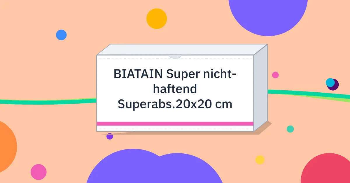Symbolbild: Packung mit der Aufschrift BIATAIN Super nicht-haftend Superabs.20x20 cm (PZN 14332007) – Verfügbarkeit und Bezug in Apotheken in Frankfurt am Main
