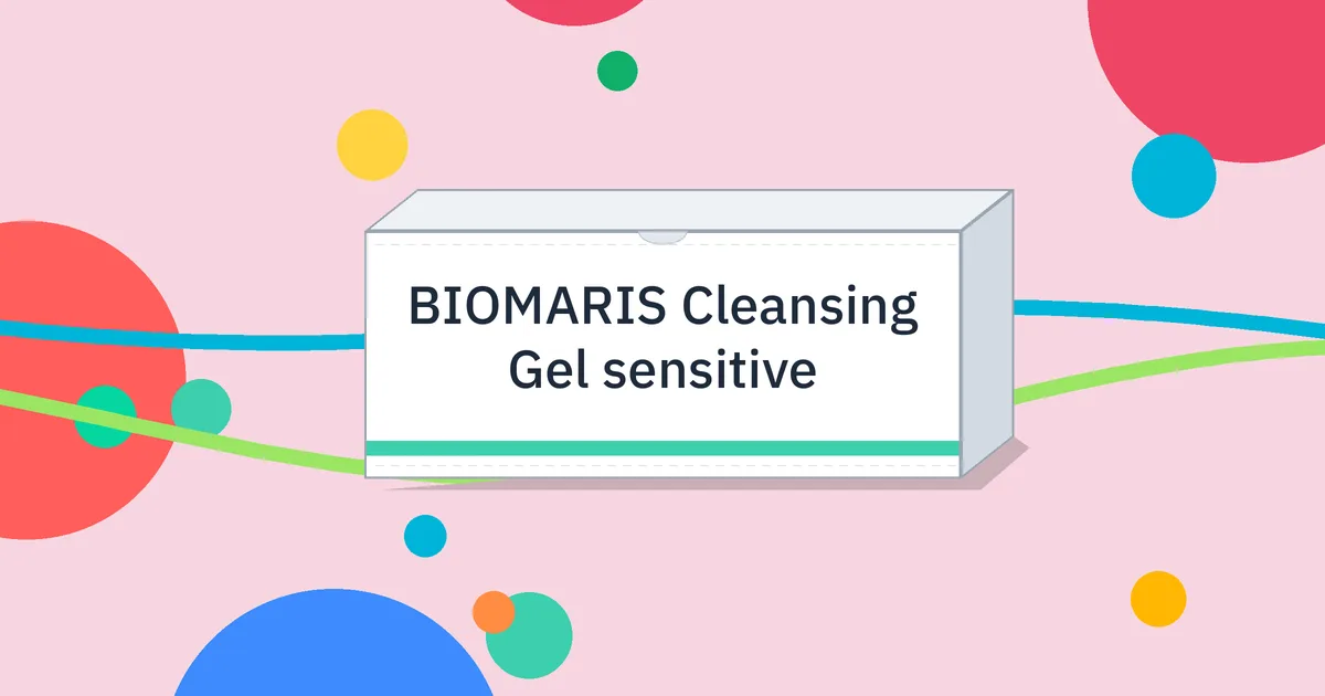 Symbolbild: Packung mit der Aufschrift BIOMARIS Cleansing Gel sensitive (PZN 19161680) – Verfügbarkeit und Bezug in Apotheken in Frankfurt am Main