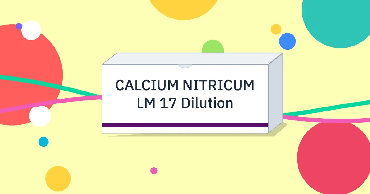 Symbolbild: Packung mit der Aufschrift CALCIUM NITRICUM LM 17 Dilution (PZN 13409794) – Verfügbarkeit und Bezug in Apotheken in Frankfurt am Main