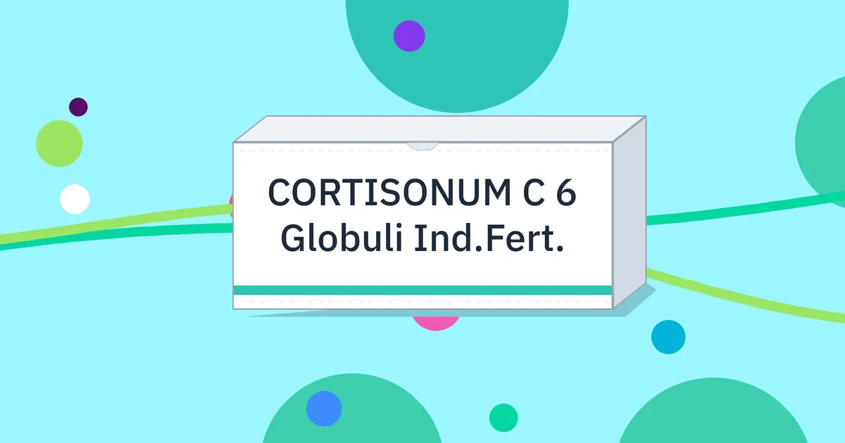Symbolbild: Packung mit der Aufschrift CORTISONUM C 6 Globuli Ind.Fert. (PZN 17682854) – Verfügbarkeit und Bezug in Apotheken in Frankfurt am Main