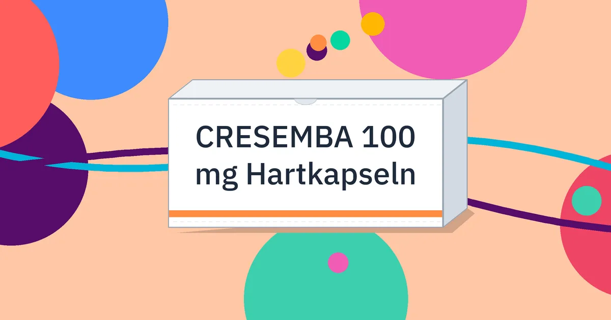 Symbolbild: Packung mit der Aufschrift CRESEMBA 100 mg Hartkapseln (PZN 19398583) – Verfügbarkeit und Bezug in Apotheken in Frankfurt am Main