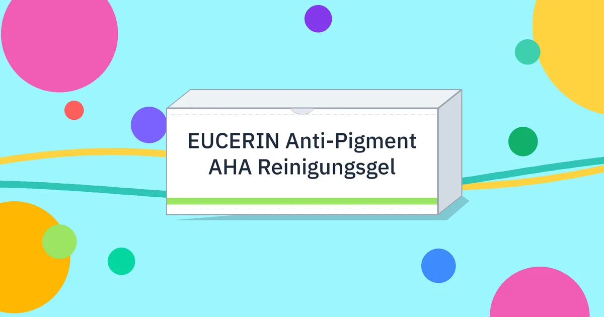 Symbolbild: Packung mit der Aufschrift EUCERIN Anti-Pigment AHA Reinigungsgel (PZN 19169919) – Verfügbarkeit und Bezug in Apotheken in Frankfurt am Main