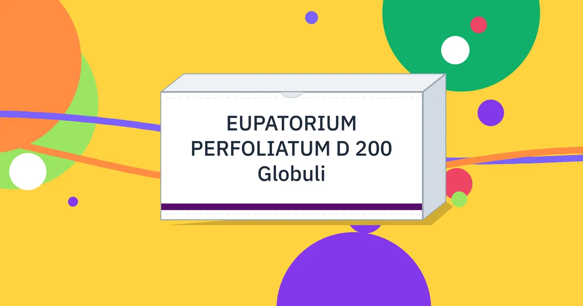 Symbolbild: Packung mit der Aufschrift EUPATORIUM PERFOLIATUM D 200 Globuli (PZN 15305248) – Verfügbarkeit und Bezug in Apotheken in Frankfurt am Main
