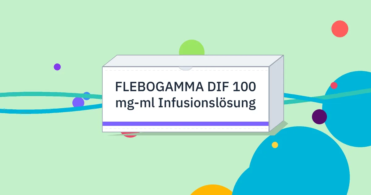 Symbolbild: Packung mit der Aufschrift FLEBOGAMMA DIF 100 mg-ml Infusionslösung (PZN 07580354) – Verfügbarkeit und Bezug in Apotheken in Frankfurt am Main
