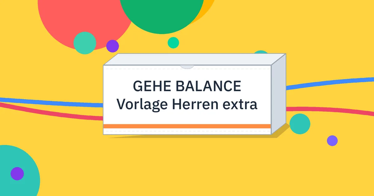 Symbolbild: Packung mit der Aufschrift GEHE BALANCE Vorlage Herren extra (PZN 13343167) – Verfügbarkeit und Bezug in Apotheken in Frankfurt am Main