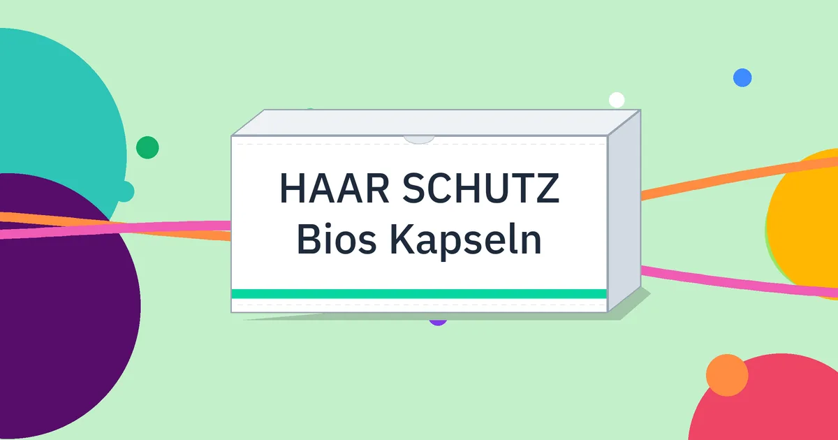 Symbolbild: Packung mit der Aufschrift HAAR SCHUTZ Bios Kapseln (PZN 10017674) – Verfügbarkeit und Bezug in Apotheken in Frankfurt am Main