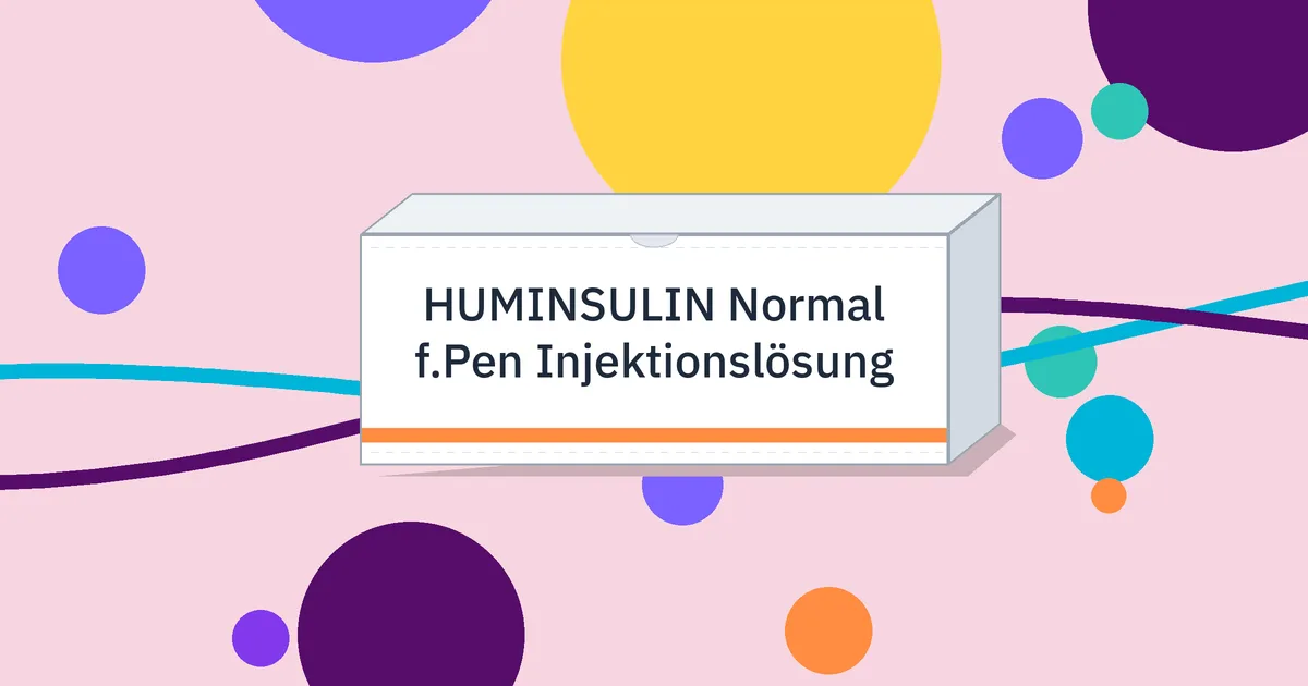 Symbolbild: Packung mit der Aufschrift HUMINSULIN Normal f.Pen Injektionslösung (PZN 07273646) – Verfügbarkeit und Bezug in Apotheken in Frankfurt am Main