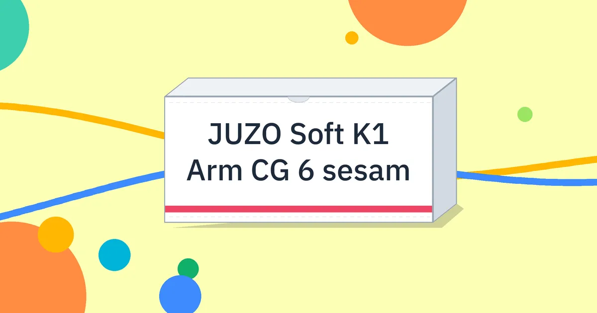 Symbolbild: Packung mit der Aufschrift JUZO Soft K1 Arm CG 6 sesam (PZN 15508342) – Verfügbarkeit und Bezug in Apotheken in Frankfurt am Main