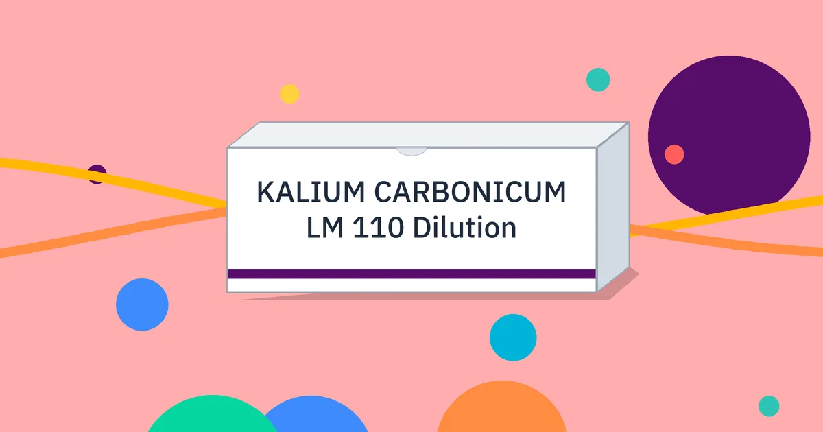 Symbolbild: Packung mit der Aufschrift KALIUM CARBONICUM LM 110 Dilution (PZN 12918565) – Verfügbarkeit und Bezug in Apotheken in Frankfurt am Main