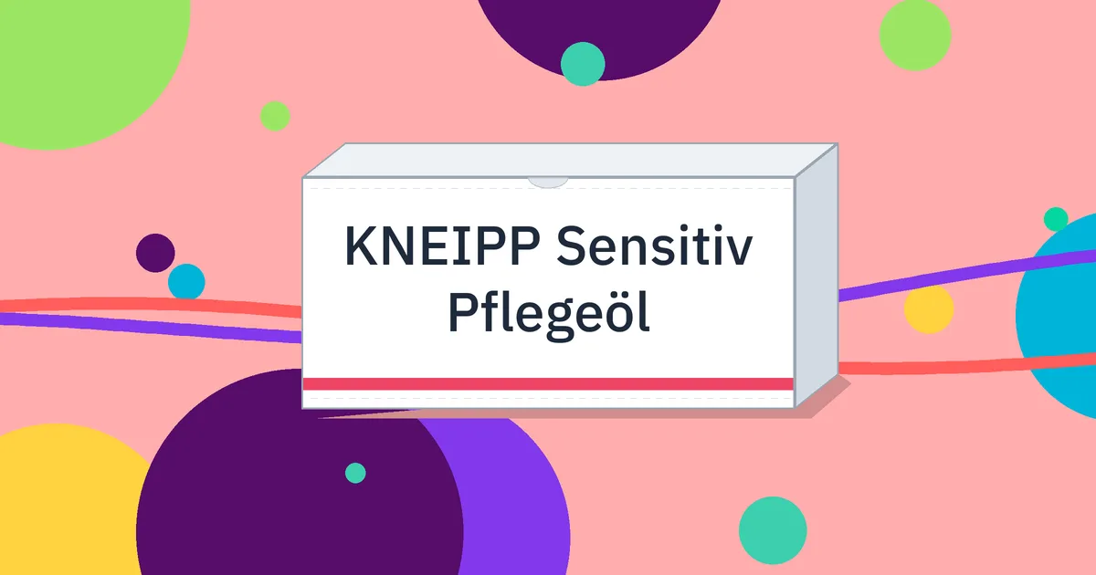 Symbolbild: Packung mit der Aufschrift KNEIPP Sensitiv Pflegeöl (PZN 19725289) – Verfügbarkeit und Bezug in Apotheken in Frankfurt am Main