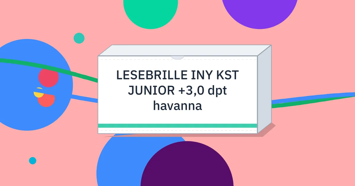 Symbolbild: Packung mit der Aufschrift LESEBRILLE INY KST JUNIOR +3,0 dpt havanna (PZN 19928561) – Verfügbarkeit und Bezug in Apotheken in Frankfurt am Main