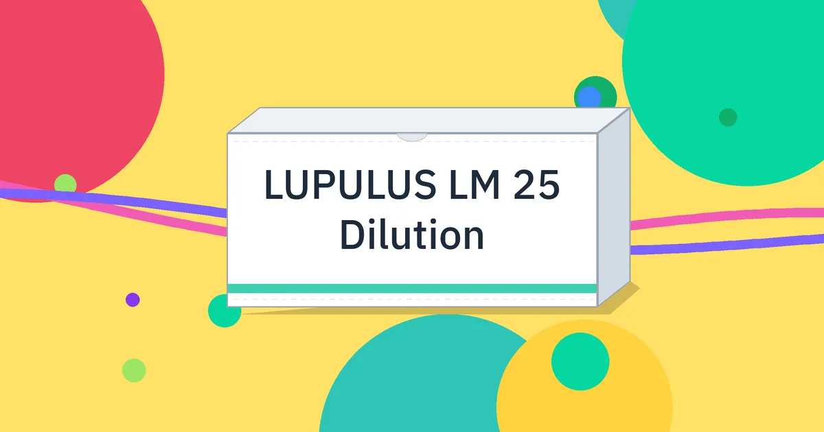 Symbolbild: Packung mit der Aufschrift LUPULUS LM 25 Dilution (PZN 12934512) – Verfügbarkeit und Bezug in Apotheken in Frankfurt am Main