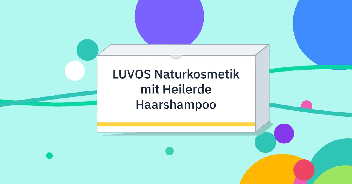 Symbolbild: Packung mit der Aufschrift LUVOS Naturkosmetik mit Heilerde Haarshampoo (PZN 07657938) – Verfügbarkeit und Bezug in Apotheken in Frankfurt am Main