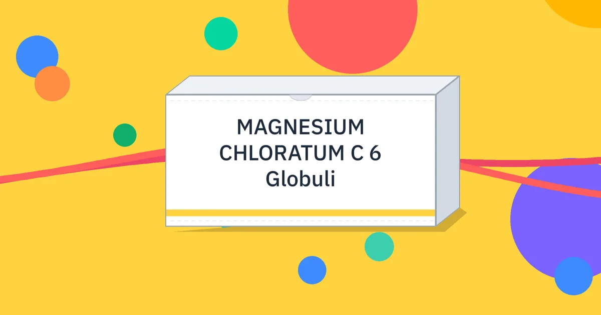 Symbolbild: Packung mit der Aufschrift MAGNESIUM CHLORATUM C 6 Globuli (PZN 07596326) – Verfügbarkeit und Bezug in Apotheken in Frankfurt am Main