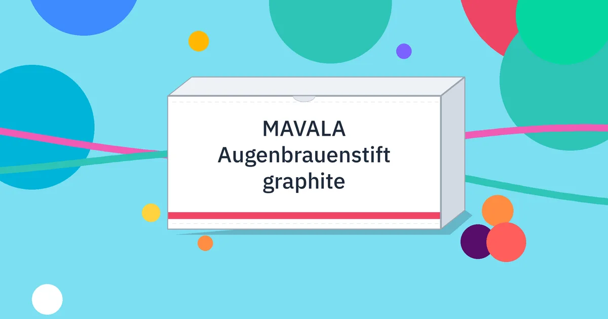 Symbolbild: Packung mit der Aufschrift MAVALA Augenbrauenstift graphite (PZN 20718745) – Verfügbarkeit und Bezug in Apotheken in Frankfurt am Main