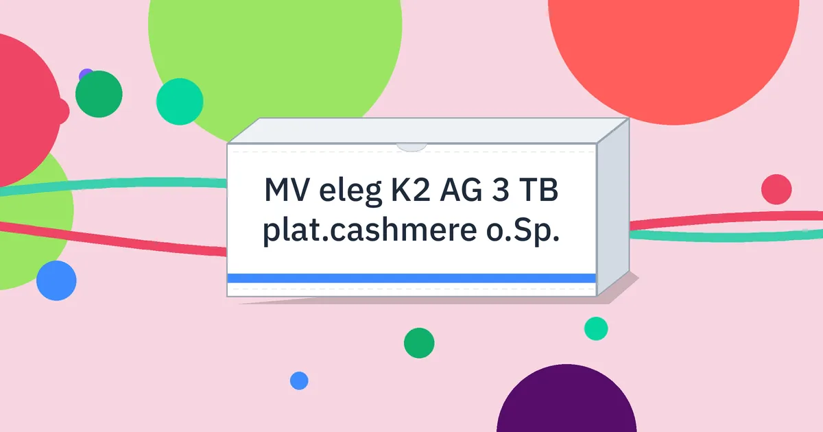 Symbolbild: Packung mit der Aufschrift MV eleg K2 AG 3 TB plat.cashmere o.Sp. (PZN 14676988) – Verfügbarkeit und Bezug in Apotheken in Frankfurt am Main