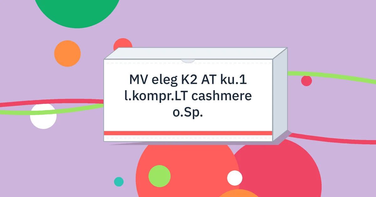 Symbolbild: Packung mit der Aufschrift MV eleg K2 AT ku.1 l.kompr.LT cashmere o.Sp. (PZN 14662940) – Verfügbarkeit und Bezug in Apotheken in Frankfurt am Main