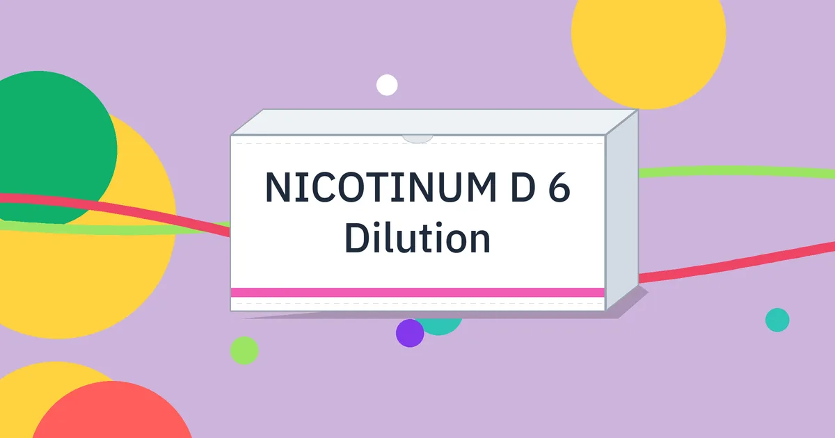 Symbolbild: Packung mit der Aufschrift NICOTINUM D 6 Dilution (PZN 07175576) – Verfügbarkeit und Bezug in Apotheken in Frankfurt am Main