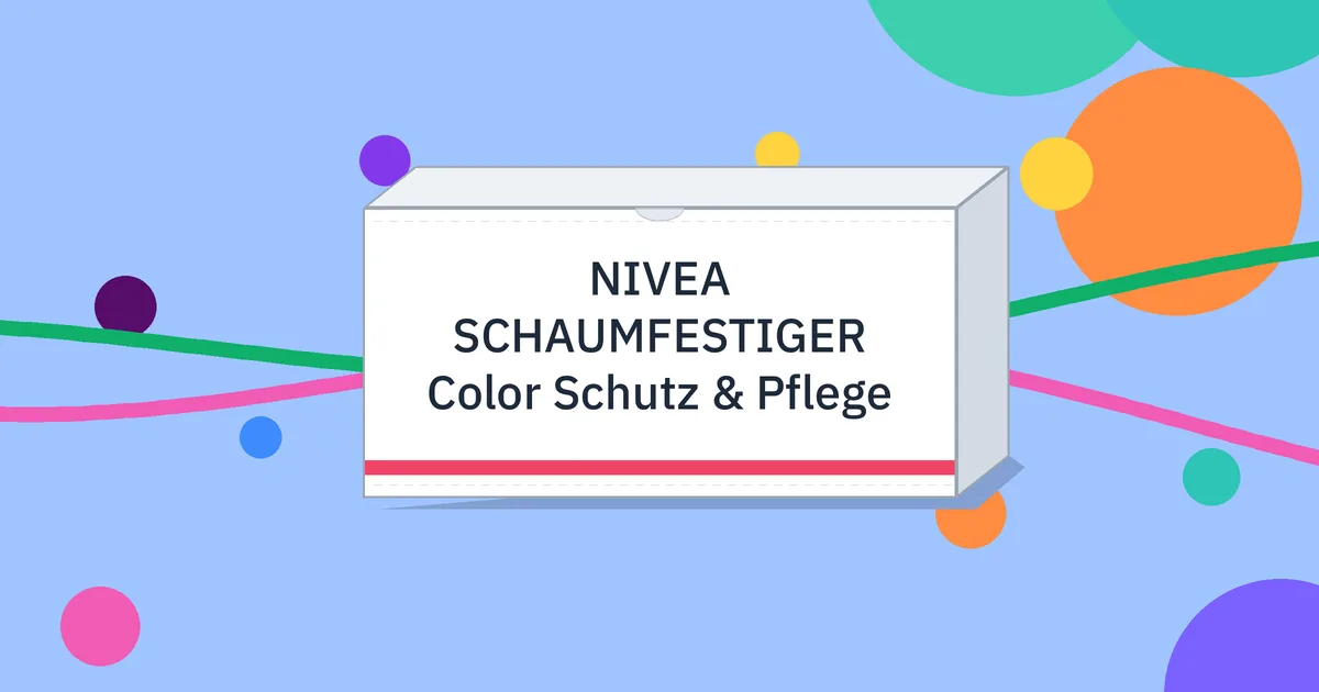 Symbolbild: Packung mit der Aufschrift NIVEA SCHAUMFESTIGER Color Schutz & Pflege (PZN 11326727) – Verfügbarkeit und Bezug in Apotheken in Frankfurt am Main