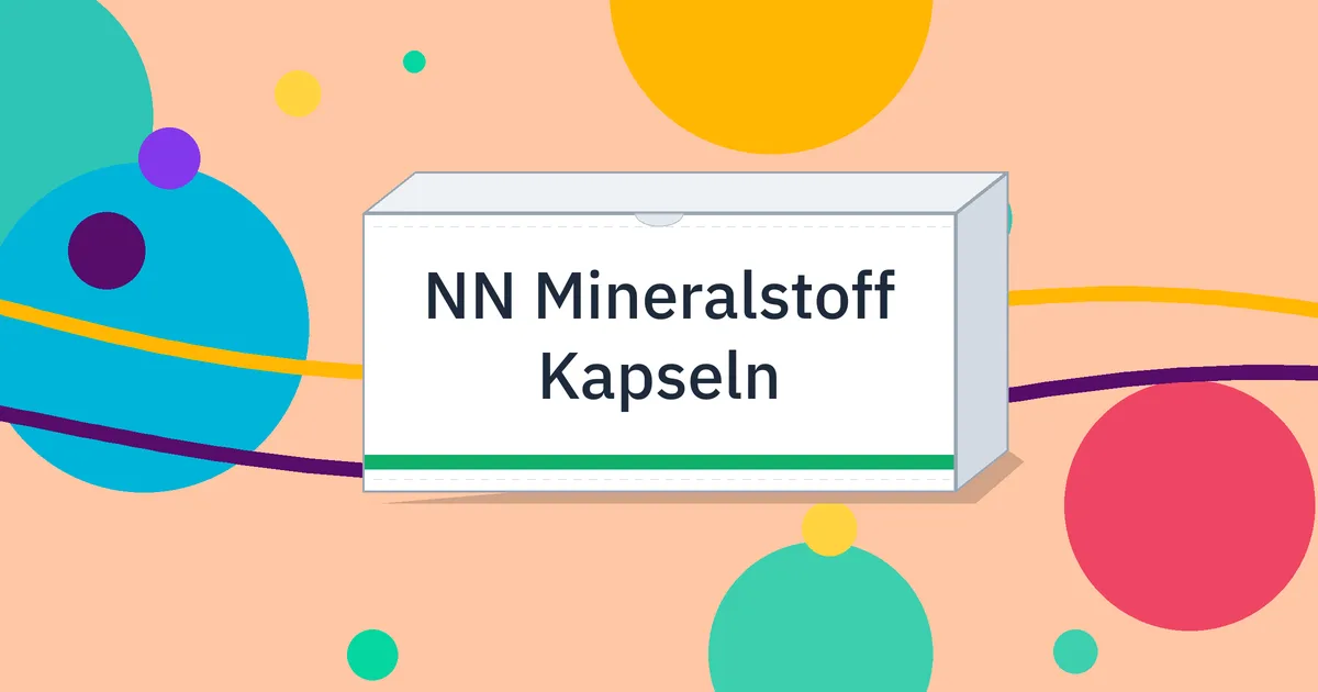 Symbolbild: Packung mit der Aufschrift NN Mineralstoff Kapseln (PZN 18883537) – Verfügbarkeit und Bezug in Apotheken in Frankfurt am Main